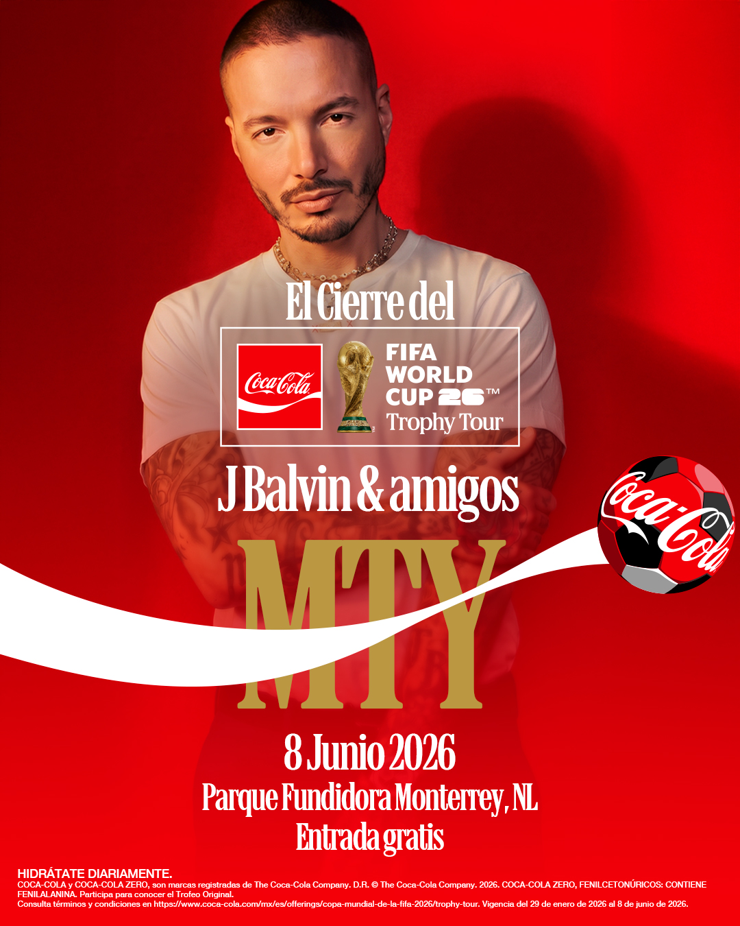 Coca-Cola cerrará el Tour del Trofeo de la FIFA 2026 en Monterrey con ...